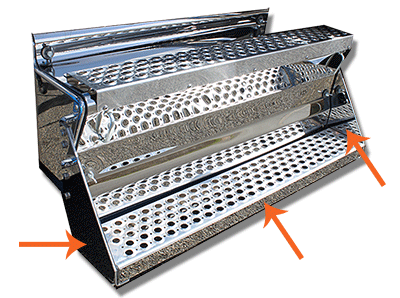 VK150032 - KW - BATTERY BOX STEP HIGHLIGHTS - 2014 W900 5PCS.